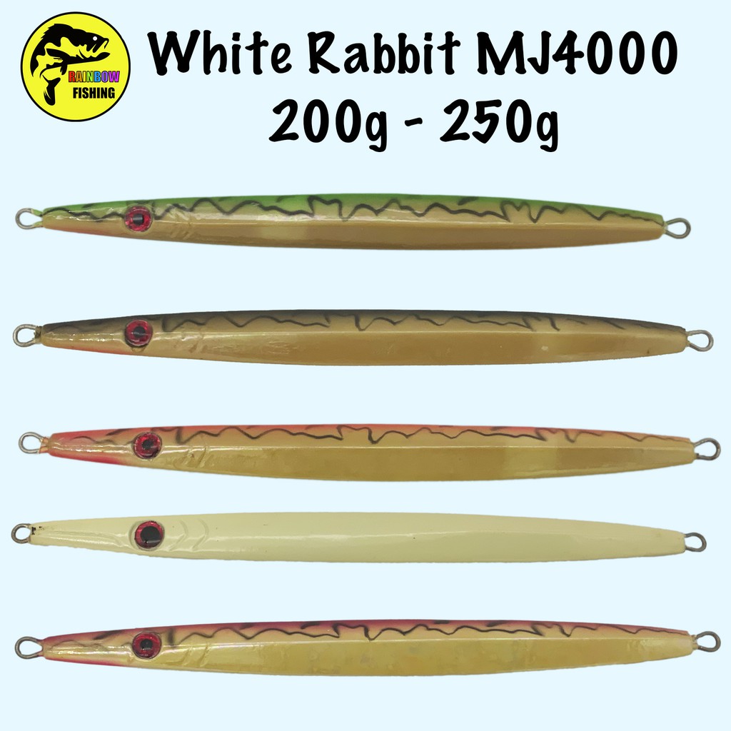 White Rabbit Metal Fast Jig MJ4000 200g-250g | Shopee Malaysia