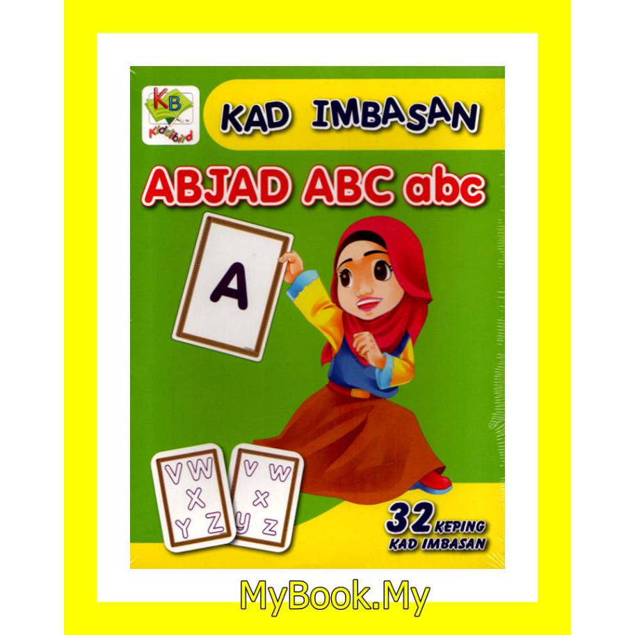Myb : kad imbasan kad imbas flash card - abjad abc abc 32 keping | BeeCost