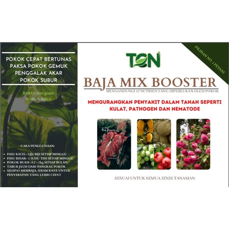 Baja Mix BOOSTER (TCN Baja Mix Booster) | Shopee Malaysia