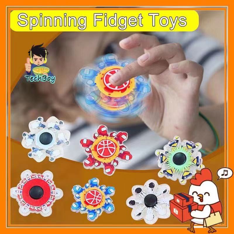 TECHBOY Cartoon Fidget Spinner Running Animation Goku Naruto Pikachu ...