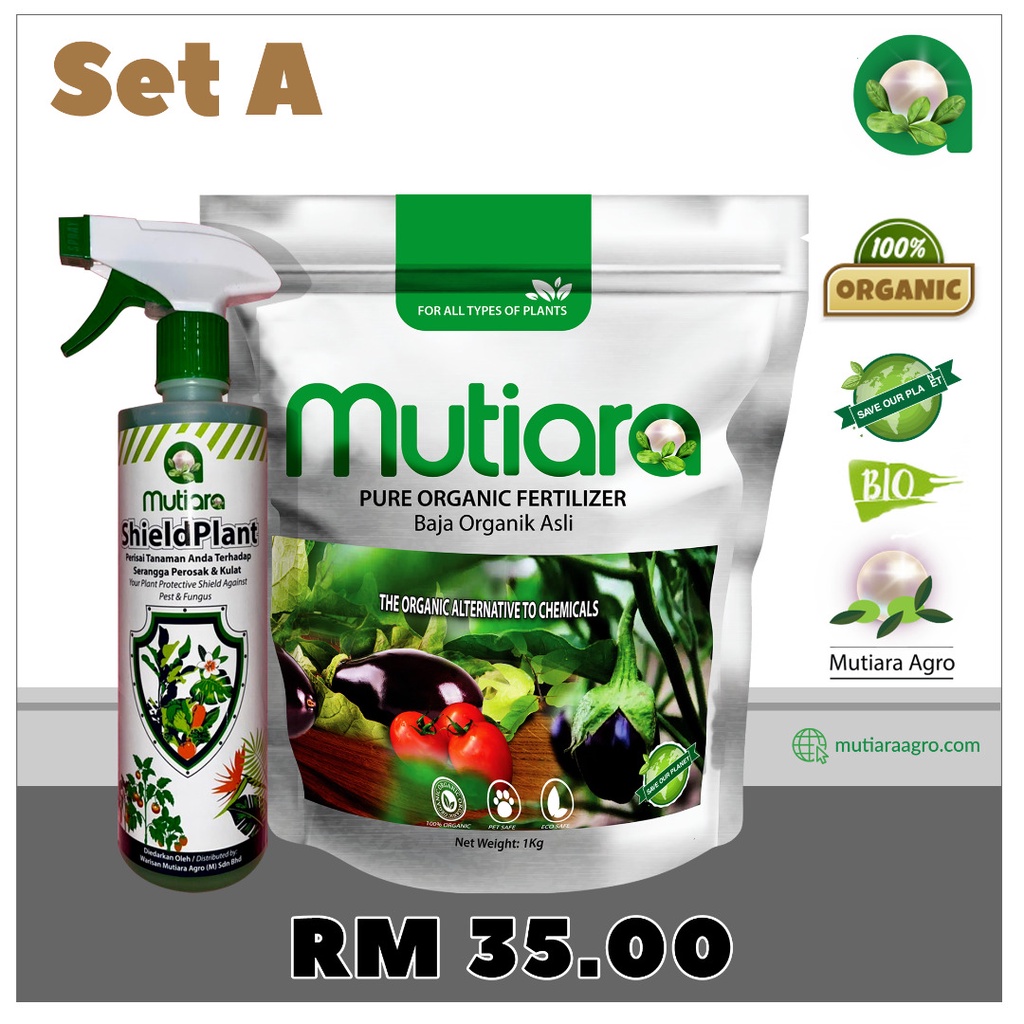 Baja Mutiara + Mutiara Shield Plant (1KG + 1 MSP) | Shopee Malaysia