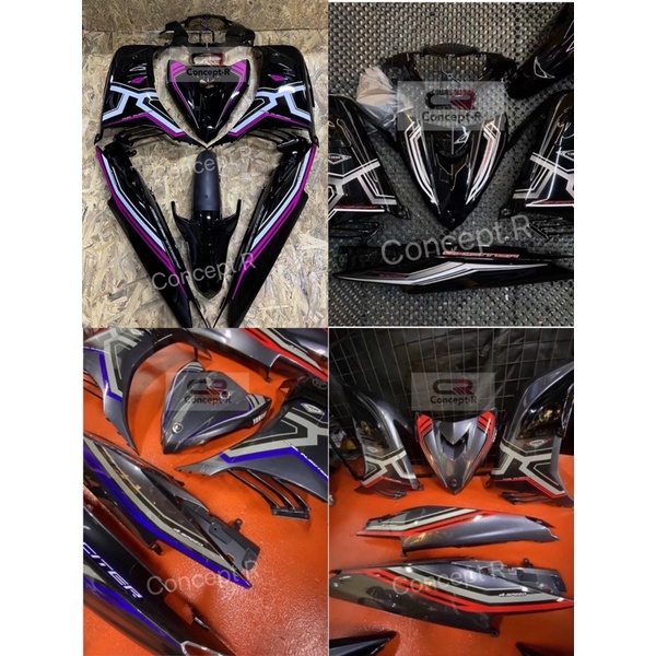 Mseki/HLD Cover Set Exciter 2022 LC135 V2/V3/V4/V5/V6/V7 Cover Set ...