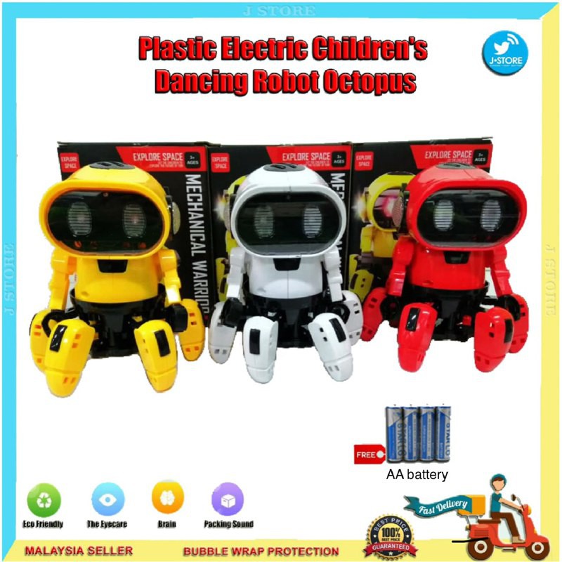 Octopus Mechanical Warrior Kids Toys Plastic Electric Children's ...