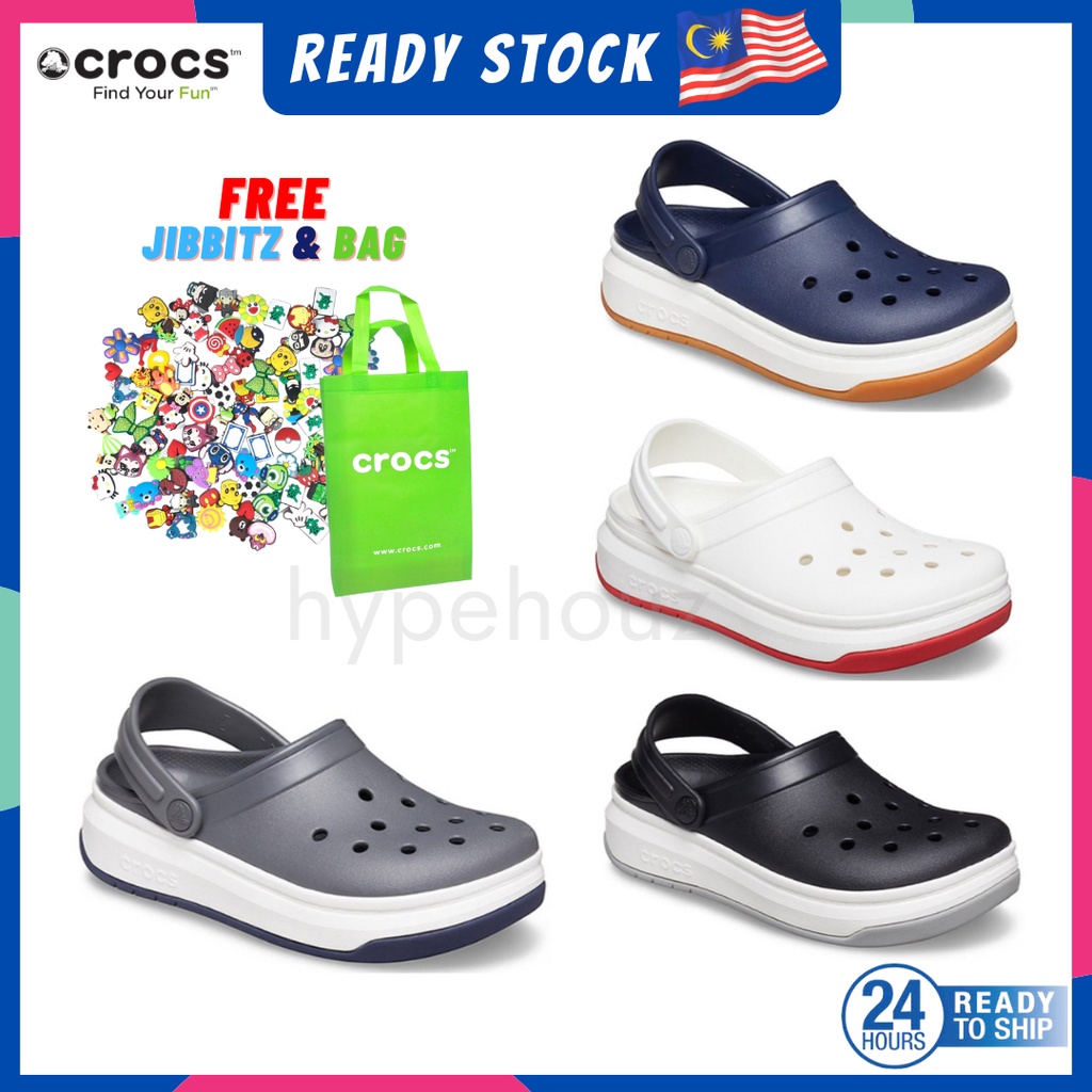 CROCS CrocbandFull Force Clog Men Sandal Slip On Outdoor (Free Jibbitz ...