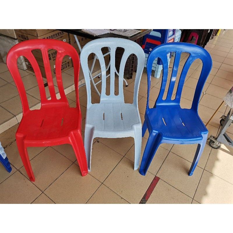 3V Kerusi /Plastic Chair /Kerusi Plastik Tebal /Office Chair /Side ...