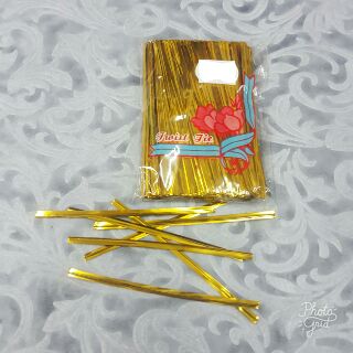 dawai halus berwarna gold/silver/twist tie | Shopee Malaysia