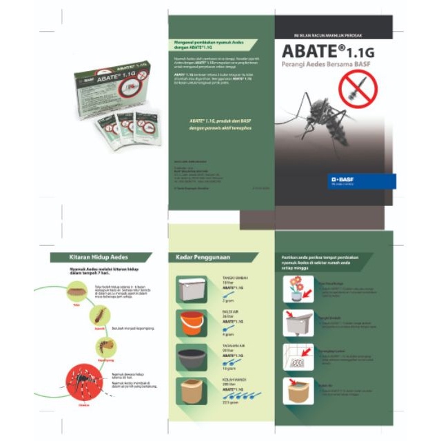 Abate Basf Ubat Jentik Jentek (10g) Abate 1.1G (10g per small pack ...