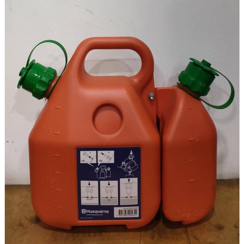 ORIGINAL HUSQVARNA COMBI CAN GENUINE 2T AND FUEL TANK | Shopee Malaysia