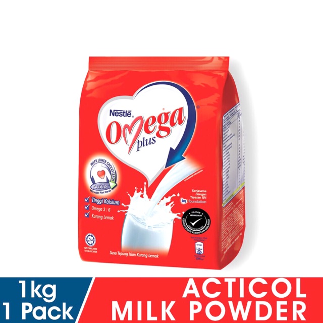 Nestle Omega Plus Milk Powder (1kgExp11/2021) | Shopee Malaysia
