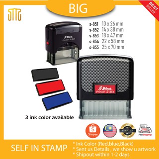(Shiny)Pre-Inked Stamp | Company Chop | Cop Nama Syarikat | Self Ink Stamp Chop (Round ...