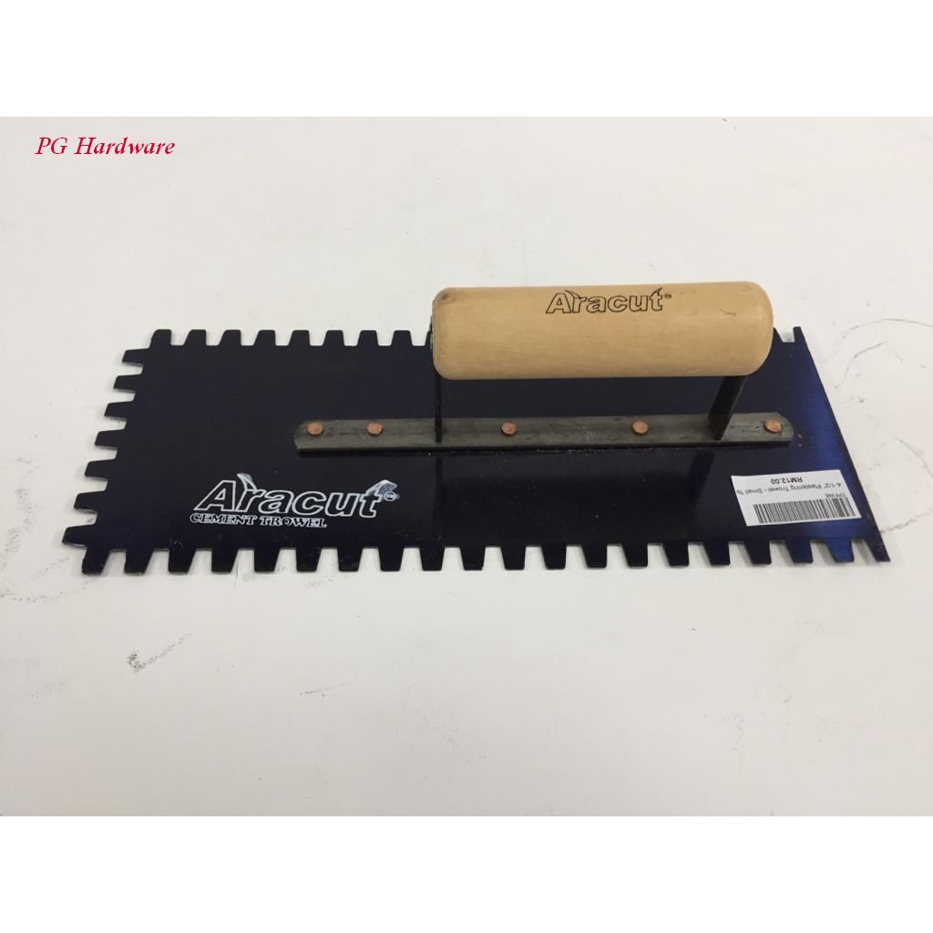 ARACUT Plastering Trowel @4-1/2" ( Small Teeth ) | Shopee Malaysia