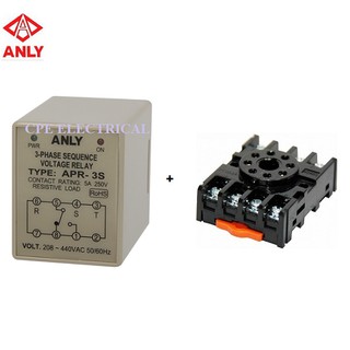 ANLY APR-3S 3 Phase Sequence Voltage Relay | Shopee Malaysia