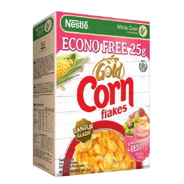 (New Stock) NESTLE Gold Corn Flakes 500g + FREE 25g | Shopee Malaysia