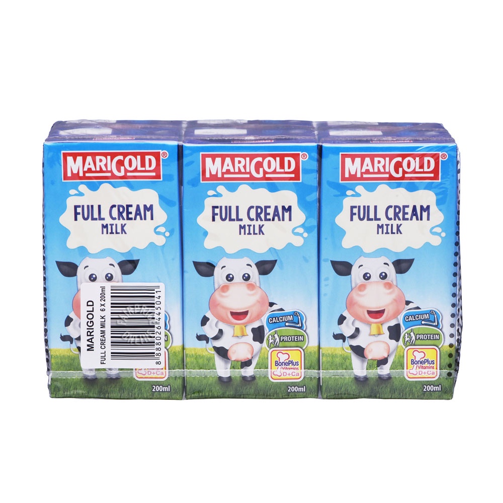 ready stock Marigold UHT Milk 200ml X 3 ( Low Fat//Full Cream ...