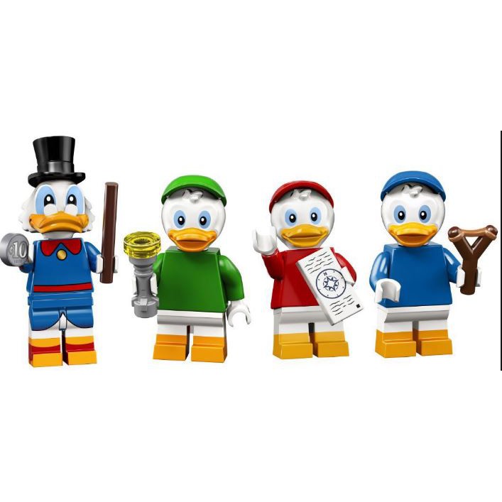 Lego minifigure 71024 Disney Ducks tale (Scrooge McDuck, Huey, Dewie ...