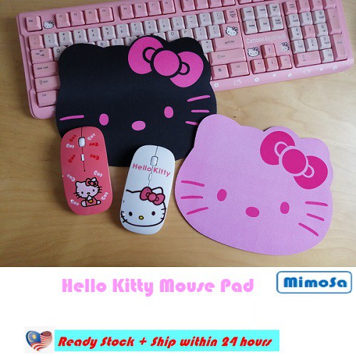 Hello Kitty Mouse Pad Cute Cartoon [KT Kity Comel Pad Tetikus 凯蒂猫可爱滑鼠垫 ...