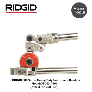 RIDGID 600 Series Heavy-Duty Instrument Benders - Model: 38043 / 606 ...