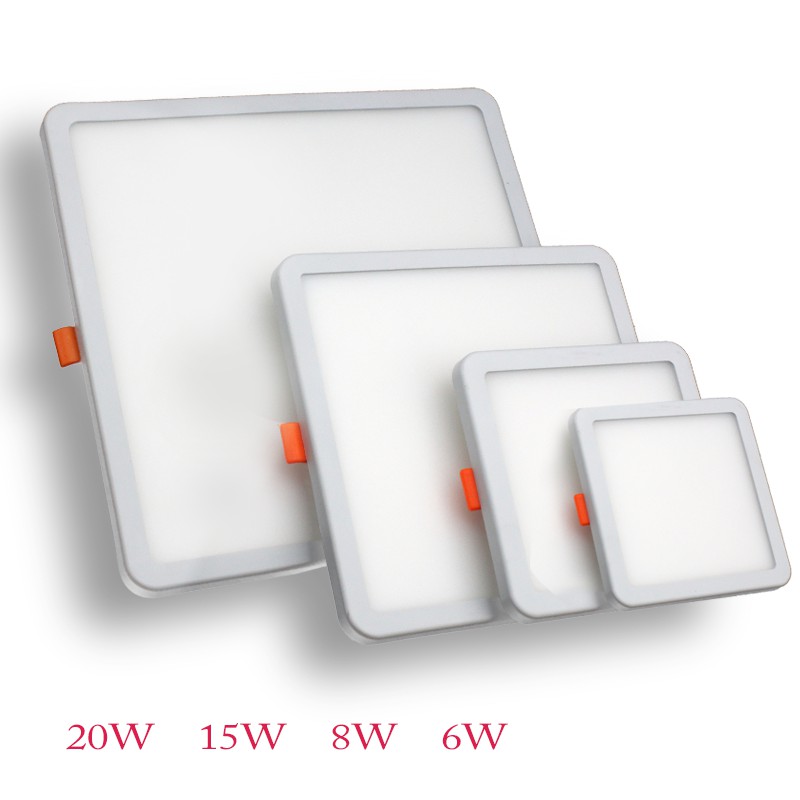 LED Panel Lights Square Shape Downlight Ceiling Lamp | Shopee Malaysia