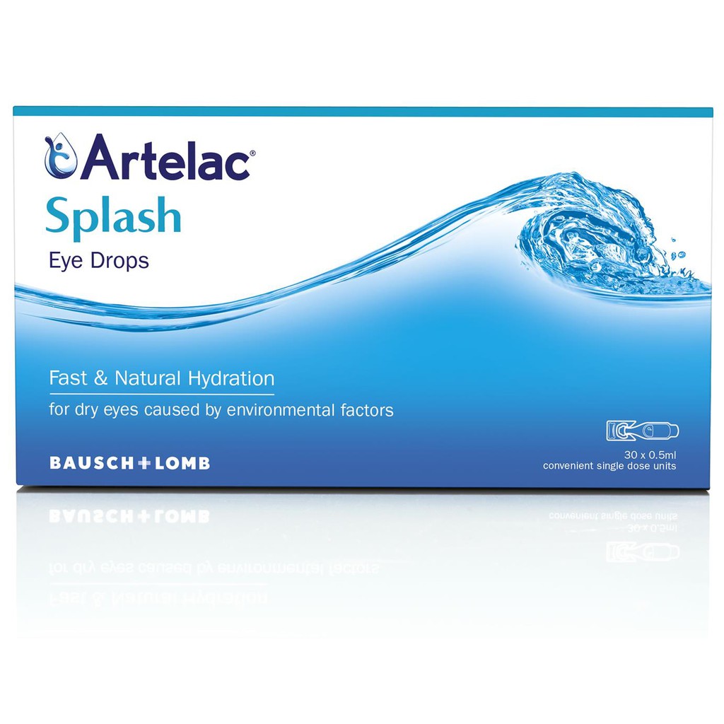 Bausch & Lomb Artelac Splash Eye Drops (0.5ml x 30) | Shopee Malaysia