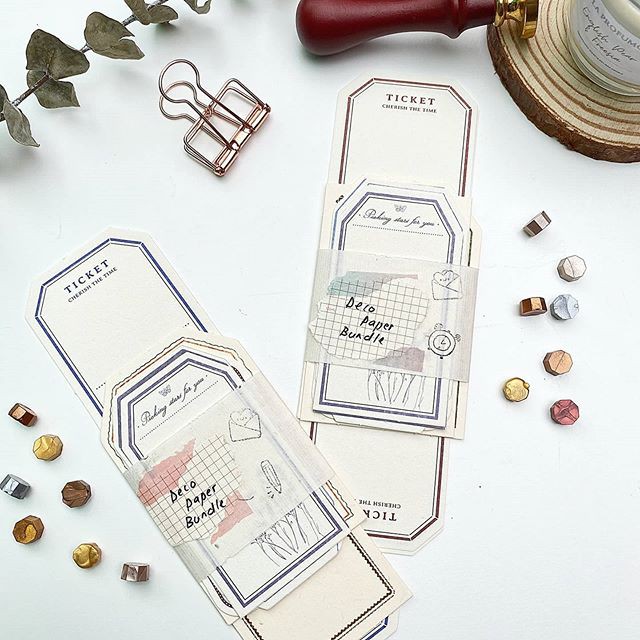 Difference Designs of Deco/ Note Paper Bundle for Journaling Decoration ...