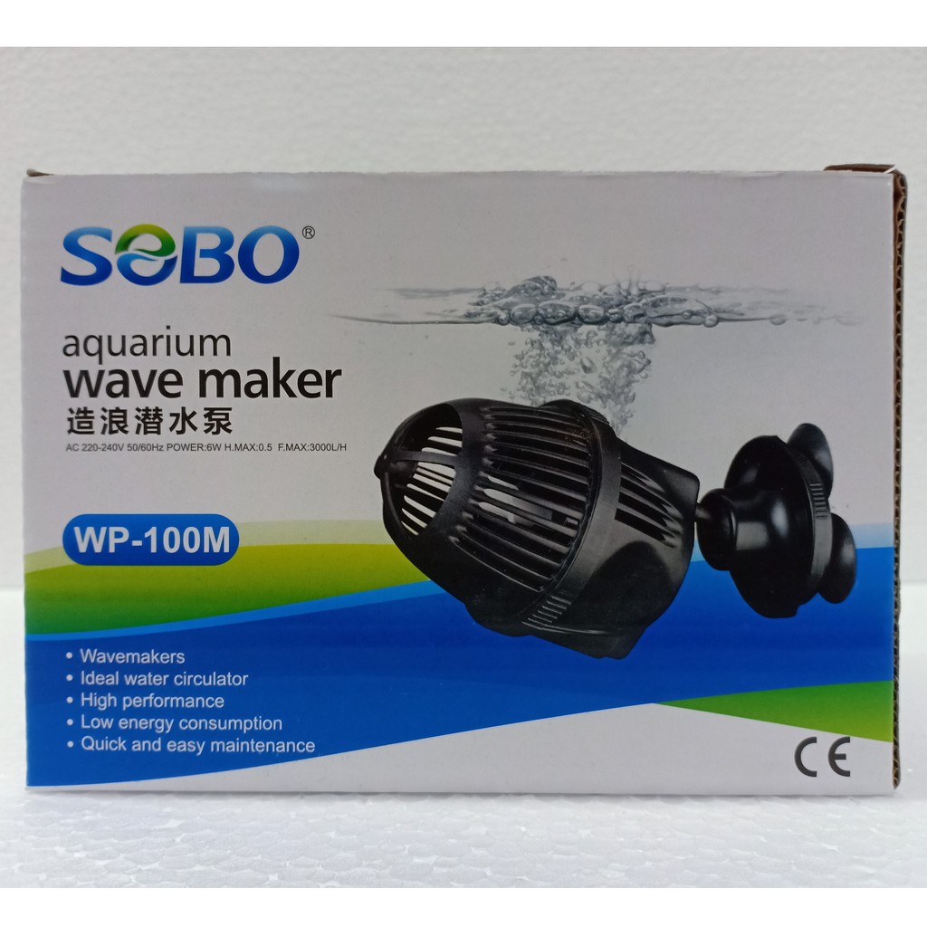SOBO WP-100M Wave Maker (6w,3000 l/h 2 feet aquarium use) | Shopee Malaysia
