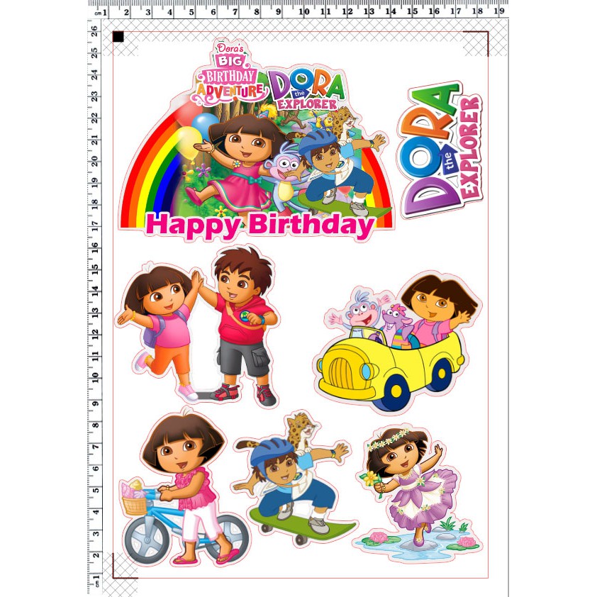 Dora Cake Toppers