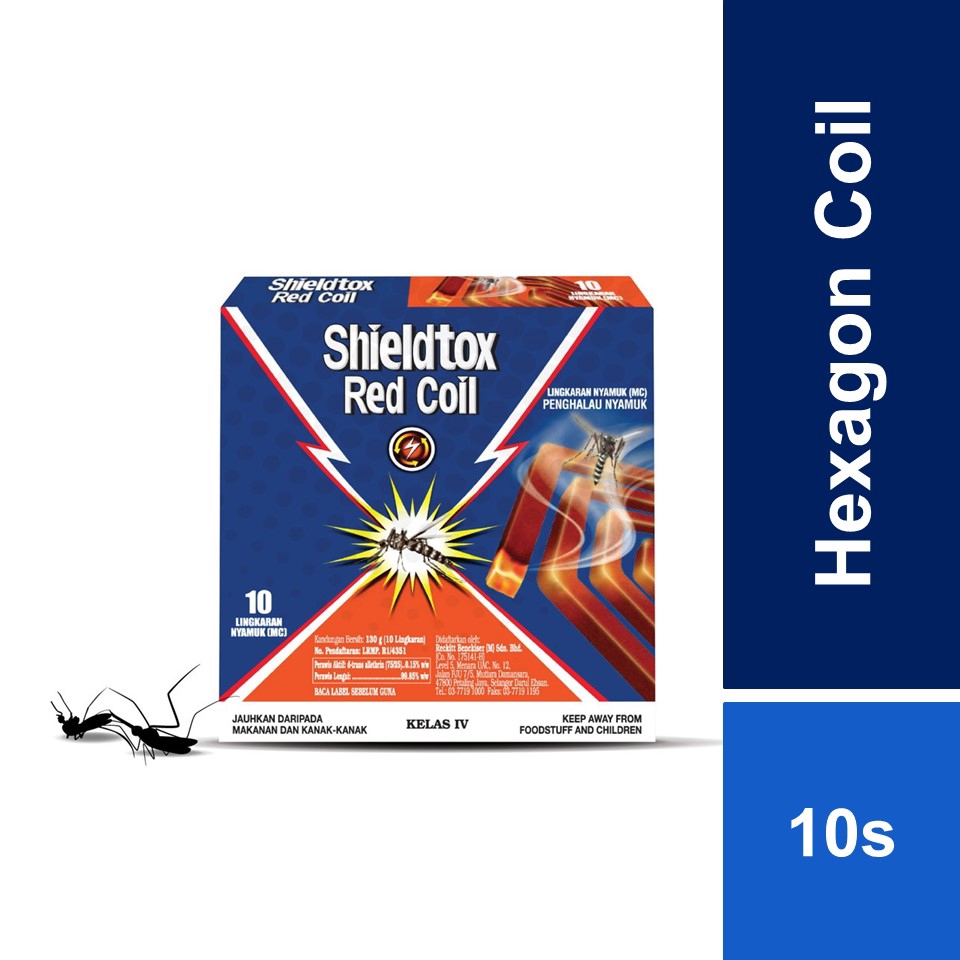 Shieldtox Hexagon Mosquito Coil 10s | Shopee Malaysia