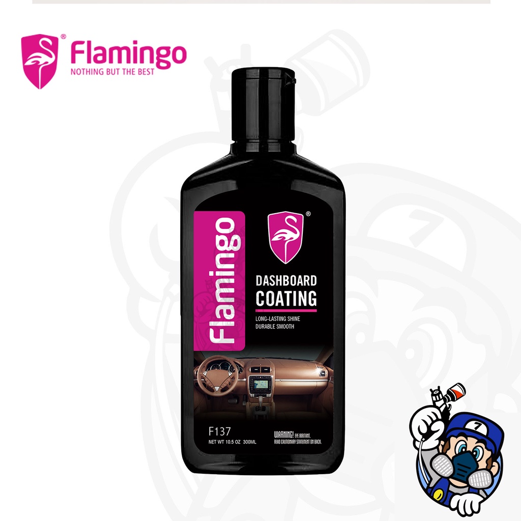 FLAMINGO Dashboard Coating (300ml) - Plastic, Vinyl Protectant | Shopee ...