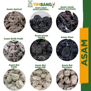 Asam Pelbagai Jenis Asam Plum Asam Masim Asam Kering Asam Jeruk | Asam ...