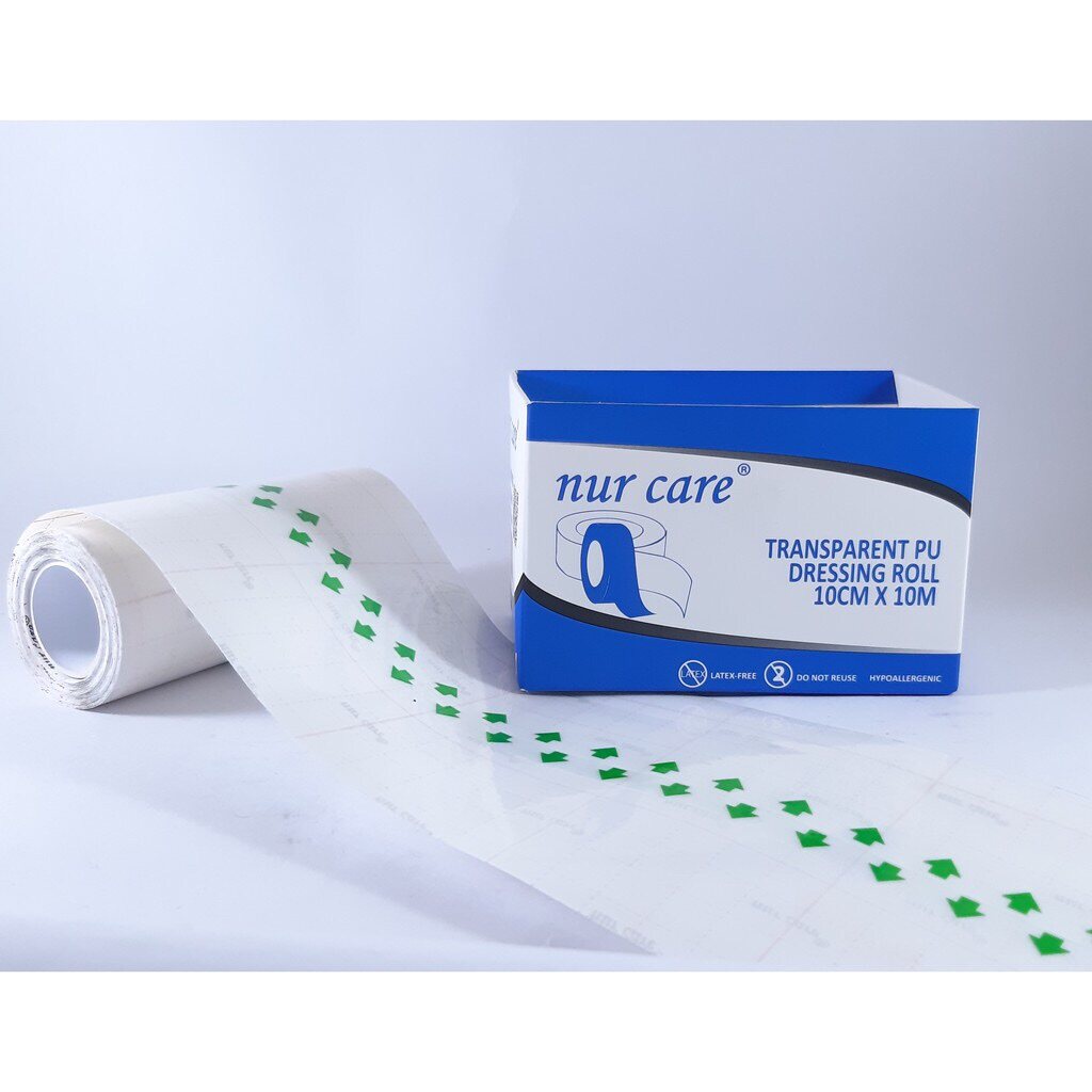 NURCARE Transparent PU WATERPROOF SURGICAL wound dressing roll | Shopee ...