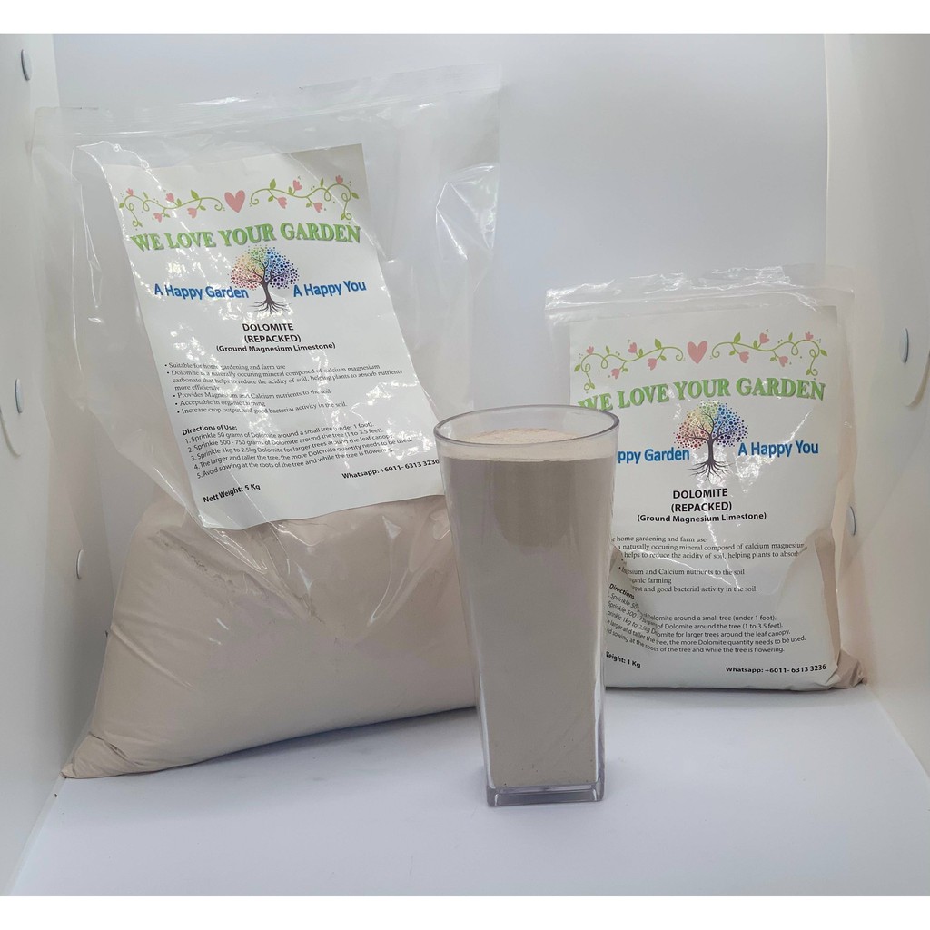 [5KG] DOLOMITE - High Grade & Super Fine (Sangat Halus) (Ground ...