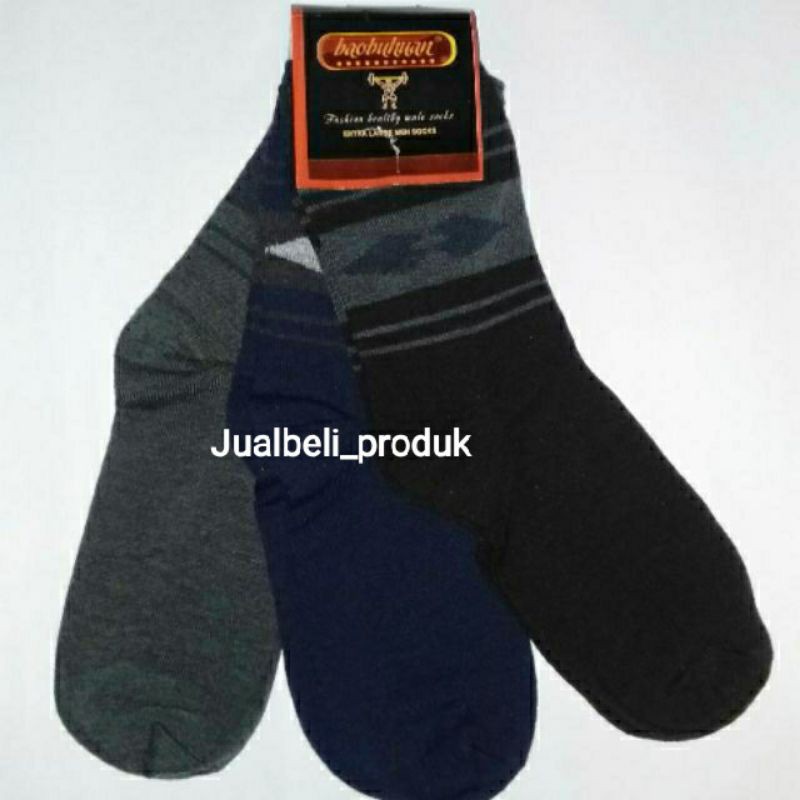 Stokin dewasa lelaki 1 paket 3 pasang | Shopee Malaysia