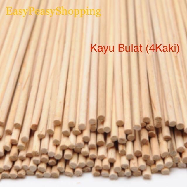 Kayu Batang Penyapu/ Wooden Broom Stick 4ft (READY STOCK) | Shopee Malaysia