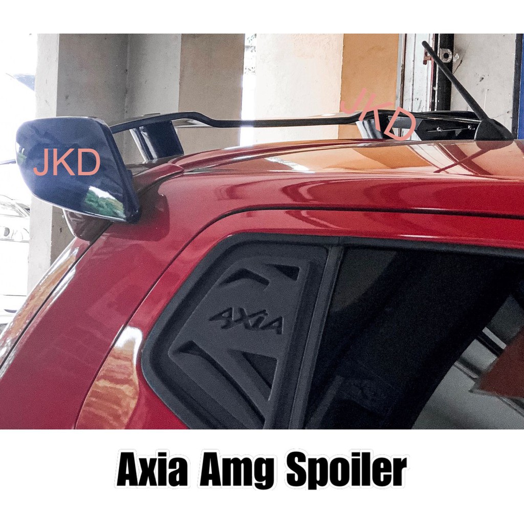SPOILER PERODUA AXIA 2014-2021 AMG STYLE REAR ROOF SPOILER TRUNK BOOT ...