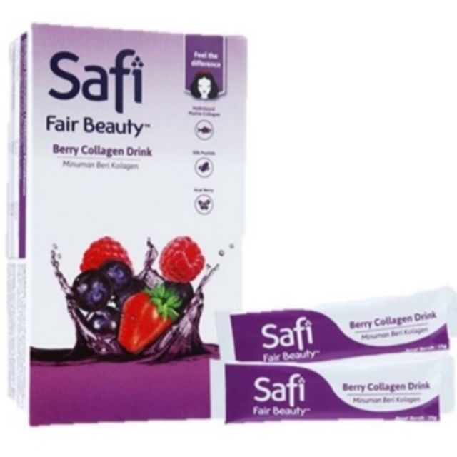 SAFI Fair Beauty Berry Collagen Drink 15g x 7 Sachet | Shopee Malaysia