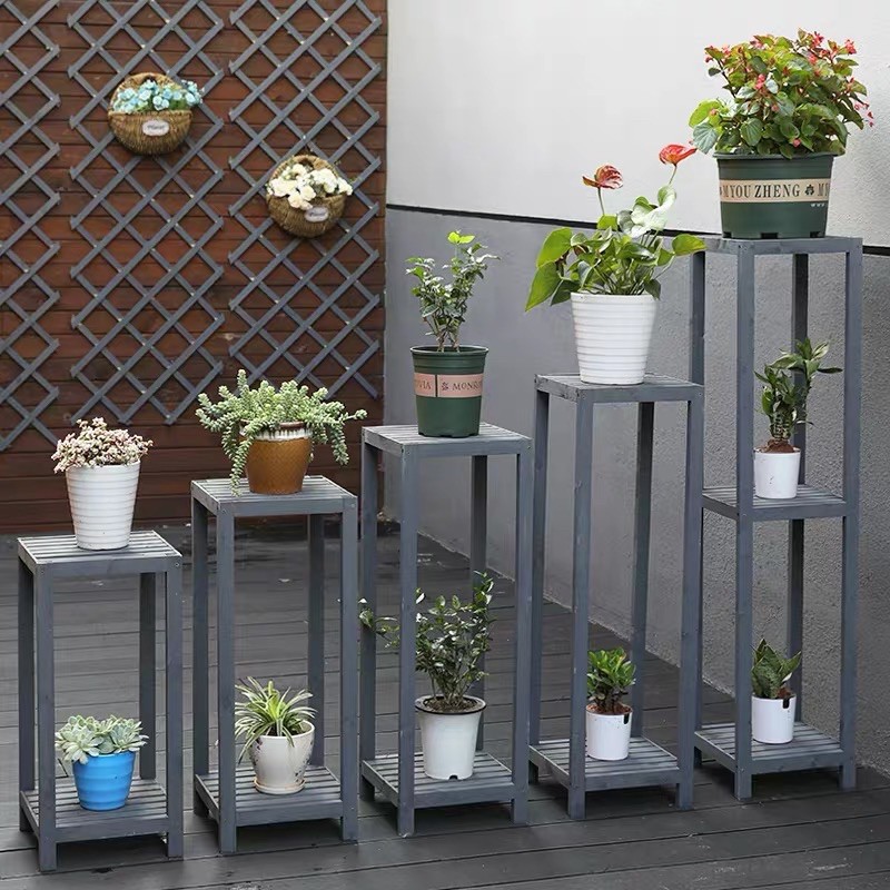 Waterproof Weatherproof Outdoor Colour Standing Flower Pot Rack Balcony ...