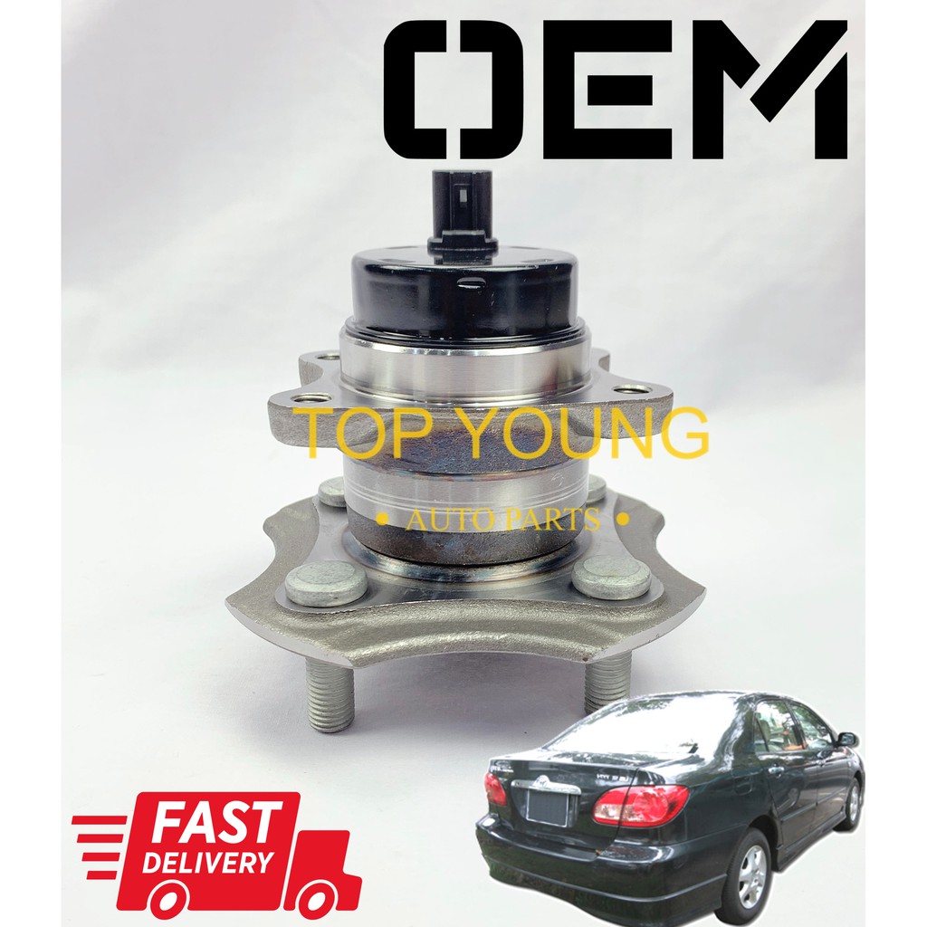 TOYOTA ALTIS (2001~2008) ZZE122, ZZE121 - OEM REAR WHEEL BEARING HUB ...