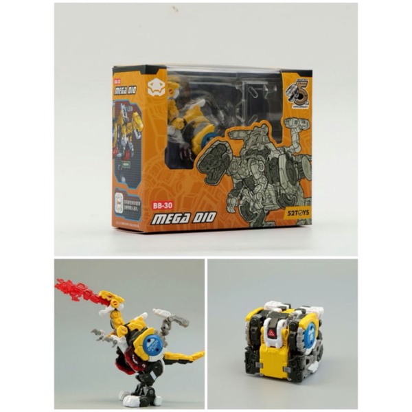 52TOYS BEASTBOX BB-30 MEGA DIO THE DINOSAUR MEGABOX TRANSFORMER CUBE ...