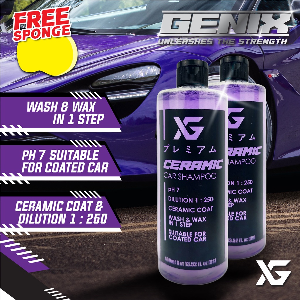 🔥𝗥𝗲𝗮𝗱𝘆 𝗦𝘁𝗼𝗰𝗸🔥Ceramic Car Shampoo 400ml PH7 For Ceramic Coating Car to ...