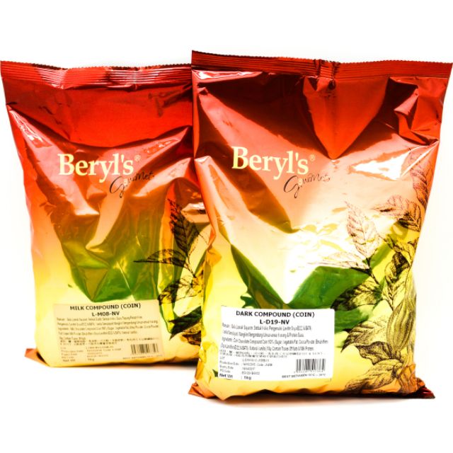 Beryl's chocolate coin white, dark, milk 1kg | Shopee Malaysia