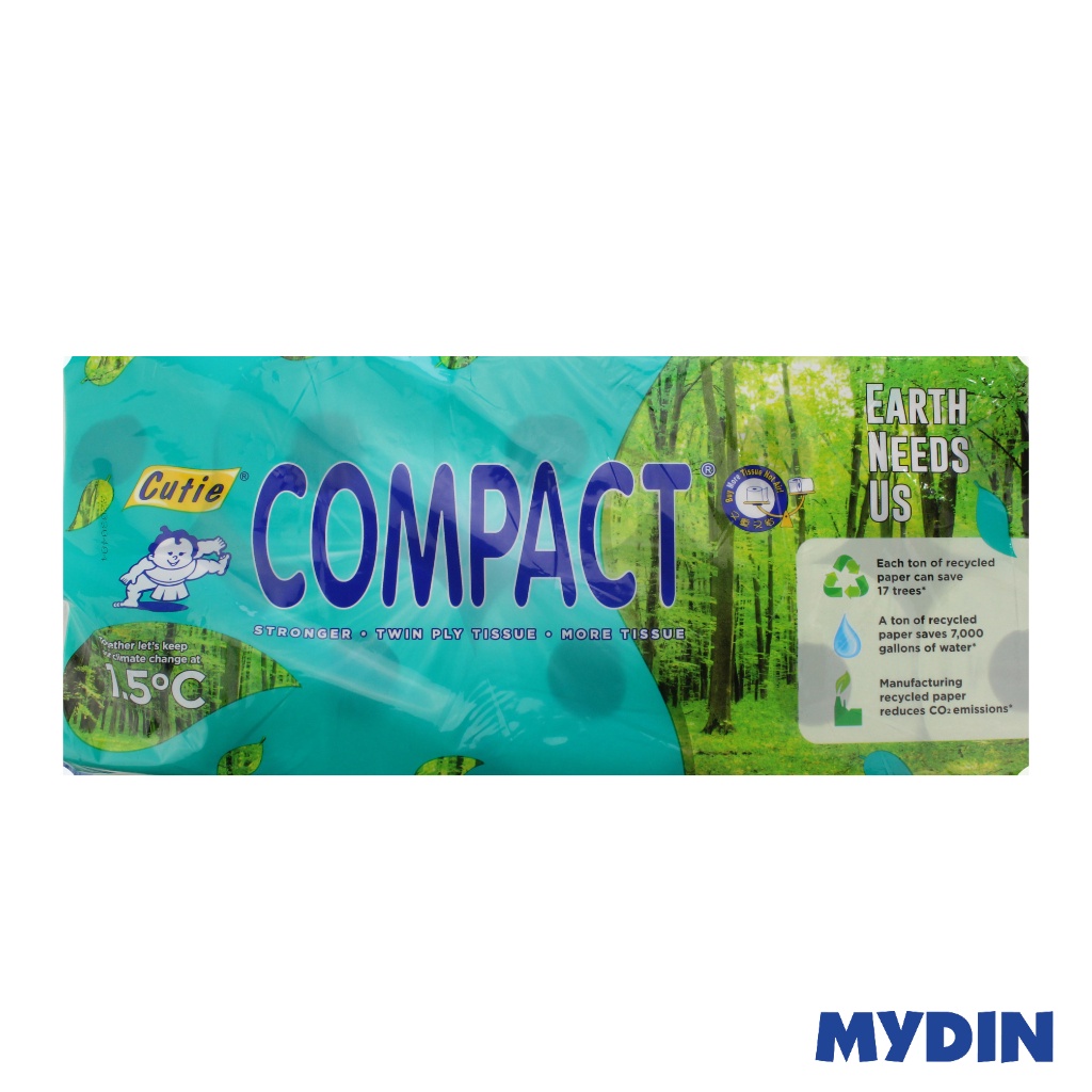 Cutie Compact Toilet Tissue (10rolls x 2ply) | Shopee Malaysia
