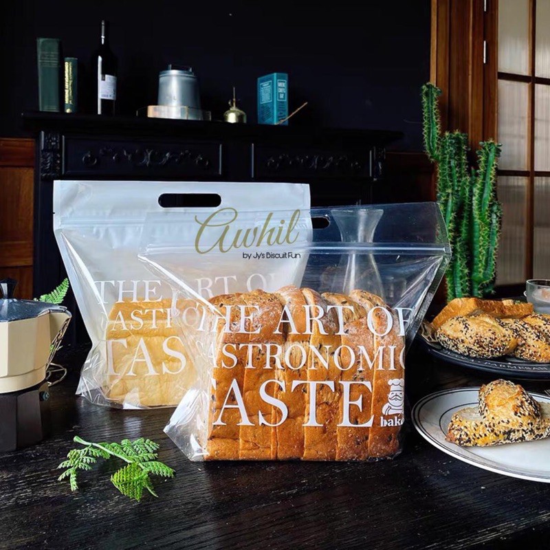 [Ready Stock]5pcs Ziplock Toast Bag 450g Loaf Bread Bag Bekas Roti ...