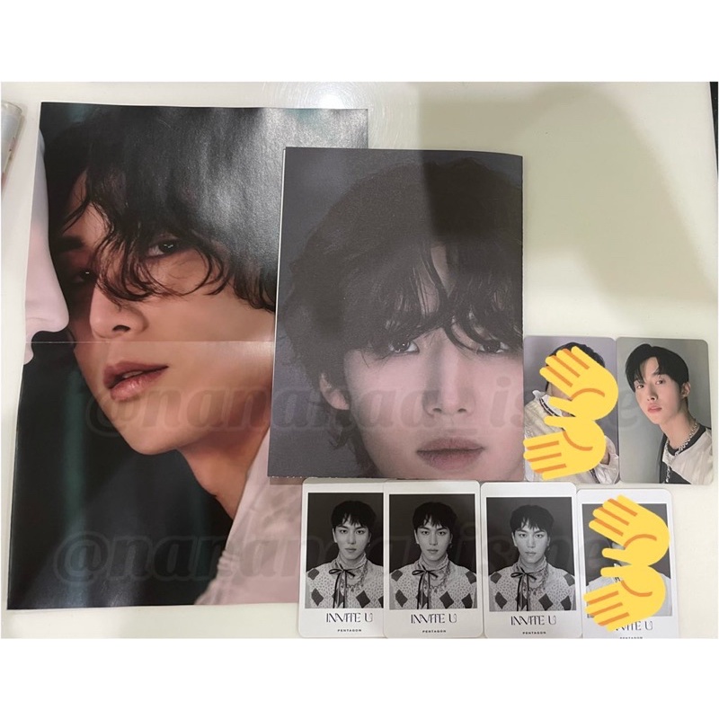 PENTAGON IN:VITE U FEELIN_Like official photocard poster Polaroid ...