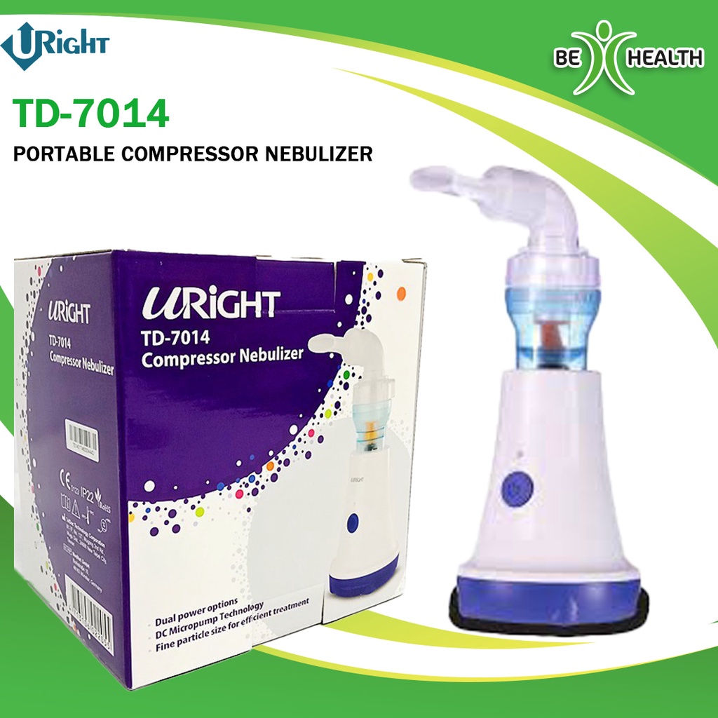 Uright Portable Compressor Nebulizer / Nebulizer Pemampat Mudah Alih TD ...
