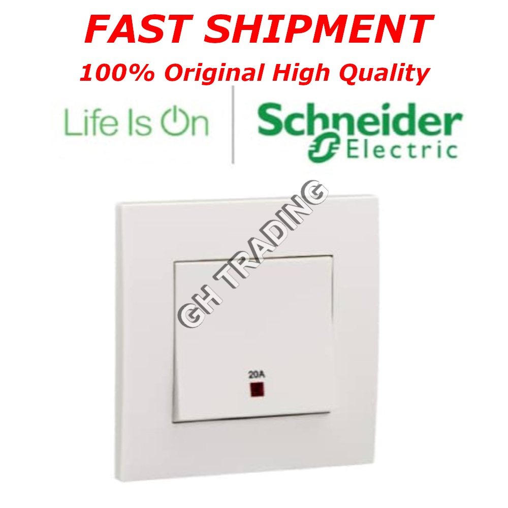20A Water Heater Air Cond Switches Schneider Clipsal C-Vivace 250V 1 ...