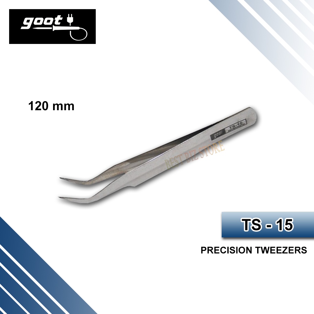 GOOT TS-15 Precision Tweezers (EAGLE BEAK) | Shopee Malaysia