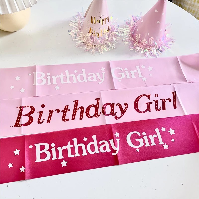 EADY STOCK Birthday Girl Sash Princess Ribbons Sash Happy Birthday ...