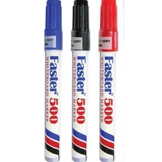 Faster 500 Whiteboard Marker BLUE/ RED/ BLACK (1PCS) | Shopee Malaysia