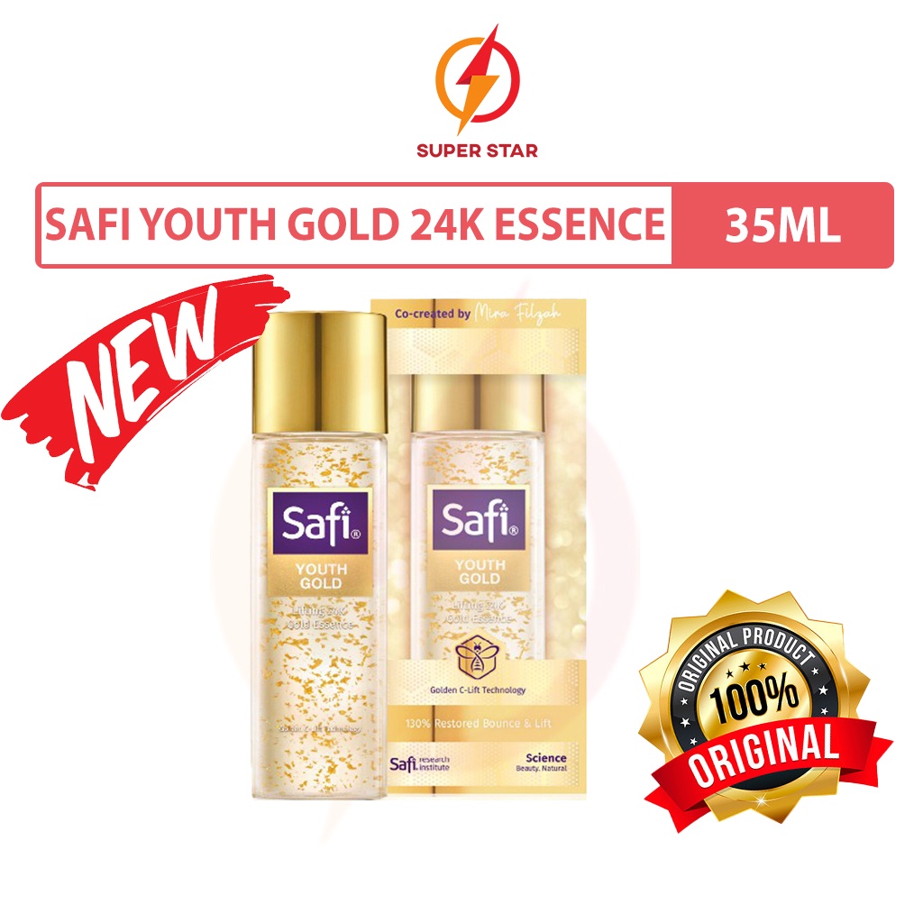 Safi Youth Gold Lifting 24K Gold Essence 35ml | Shopee Malaysia