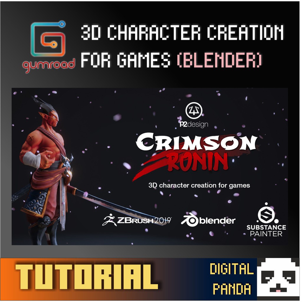 [ FULL TUTORIAL] GUMROAD - 3D CHARACTER CREATION FOR GAMES (BLENDER ...